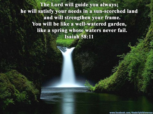 Isaiah 58:11 | From the Inside Out